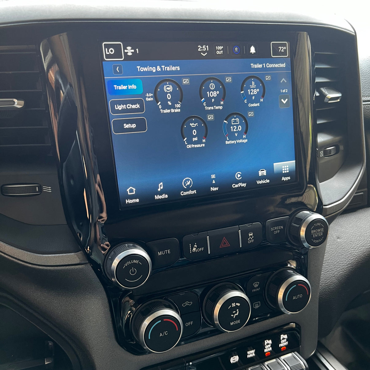 2019-2024 RAM DT 1500 UBL Uconnect 5 Upgrade kit with 8.4-inch Touchsc ...